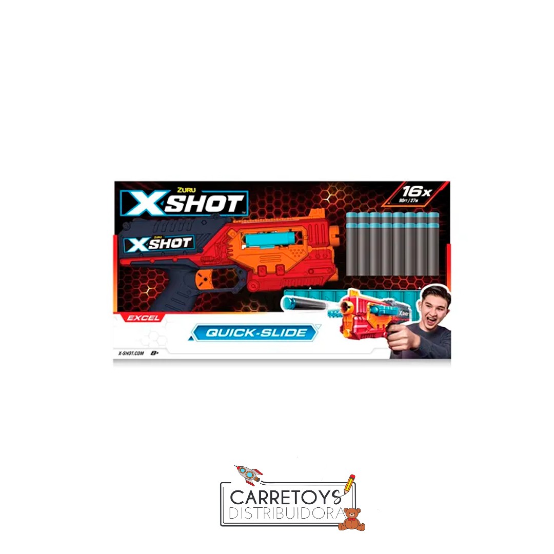 PISTOLA X-SHOT QUICK SLIDE