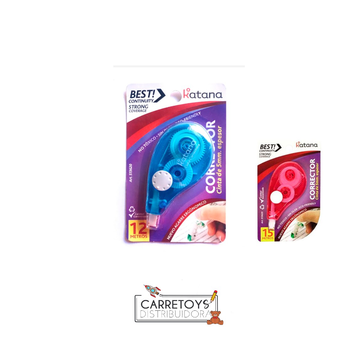 CORRECTOR CINTA 25 MTS - KATANA