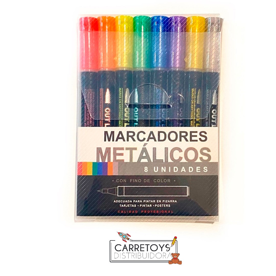 MARCADOR METALICO X 8