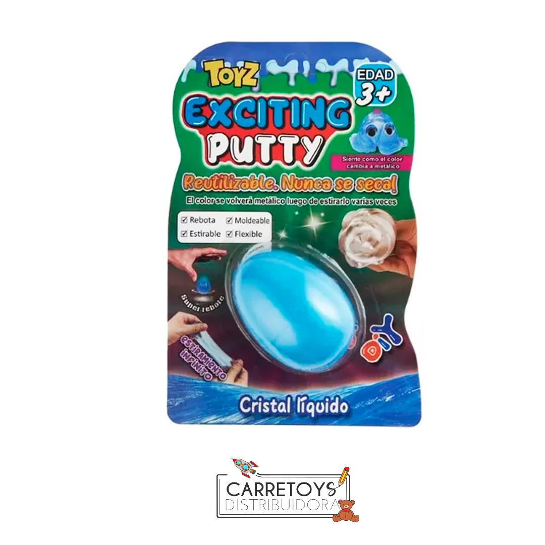 JUGUETE EXCINTING PUTTY CRISTAL HUEVO - PUBLILED