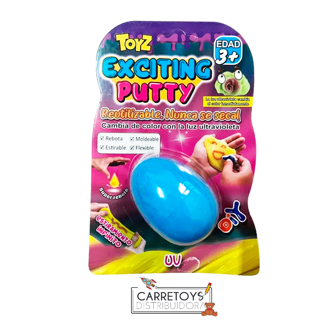 JUGUETE EXCITING PUTTY UV HUEVO - PUBLILED